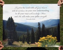 Popular items for mountains poster on Etsy