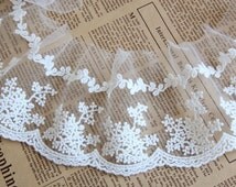 Unique snowflake lace trim related items | Etsy