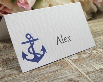 Nautical table card | Etsy