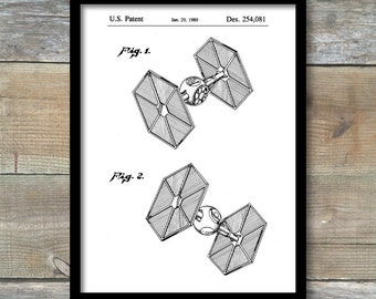 Tie fighter poster | Etsy