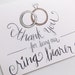 Thank you For Being Our Ring Bearer Card Ring Bearer Gift