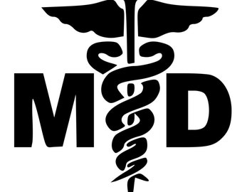 Medical symbol decal | Etsy
