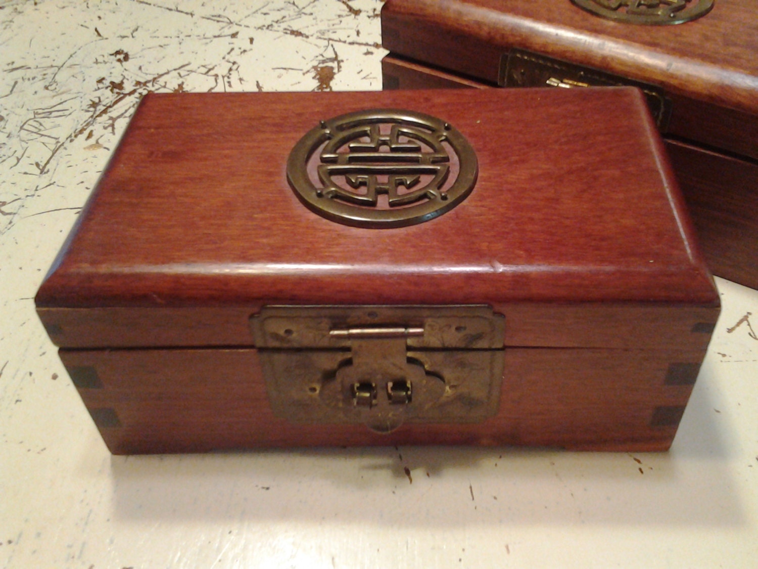 Rustic Bohemian JewelryBox / Solid Wood Keepsake Box – Boho Jewelry Box ...