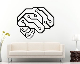 Brain stencil | Etsy
