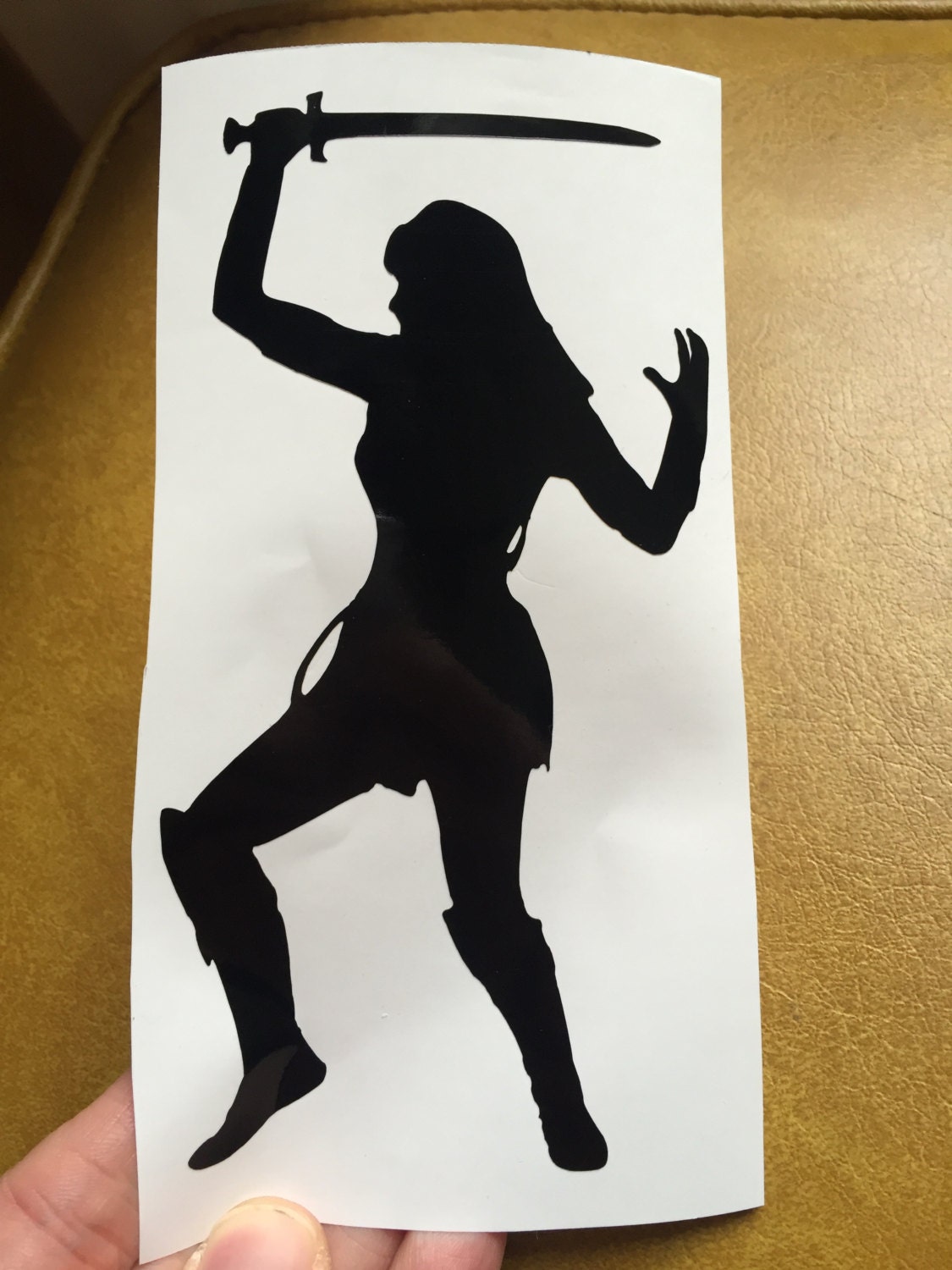 Xena Warrior Princess vinyl decal sticker or window cling: