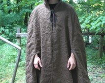Brown Forest Wool Cloak