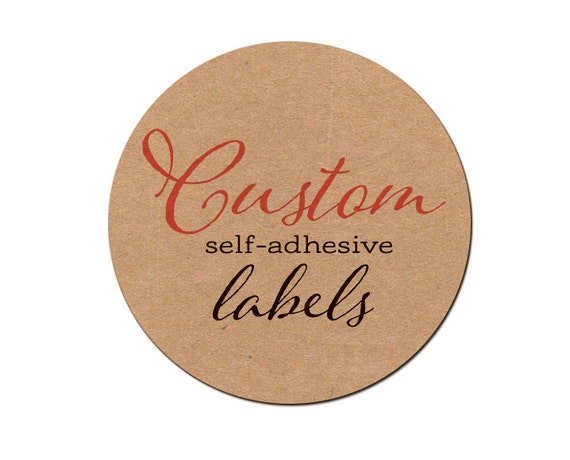 Custom Labels Round Labels Custom Printed Self Adhesive