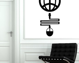 Wall Decals Sewing Machine Decal Vinyl Sticker by VinylDecals2U