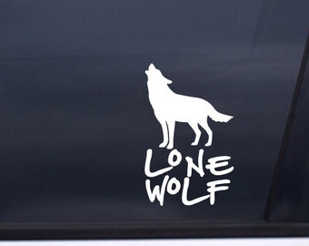 Wolf wall decal | Etsy