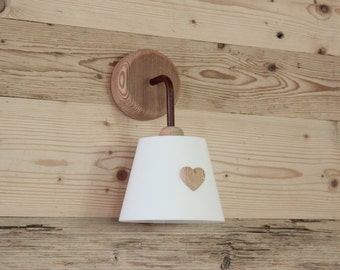 Wooden wall lamp | Etsy