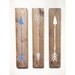 Rustic White Blue Grey Wooden Arrows 3 Piece by cherrytreegallery