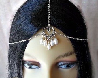 Pearl body chain | Etsy