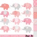 32 Elephant Clipart Pastel Elephant Clipart Cute Elephants