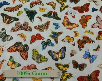 Butterfly fabric | Etsy
