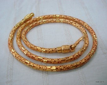 vintage antique ethnic tribal old silver necklace traditional