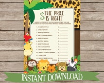 Popular items for jungle animals zoo on Etsy