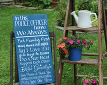 Popular items for police signs on Etsy