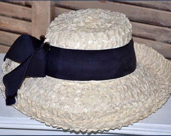 Vintage ivory hat | Etsy