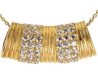 Omega slide pendant | Etsy