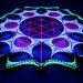 Hypnosis Sx String art sacred geometry psychedelic wall