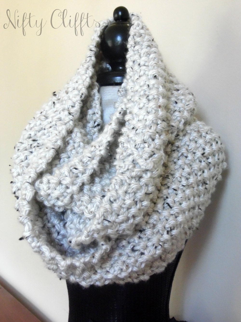 Oversized Chunky Infinity Scarf Made To Order