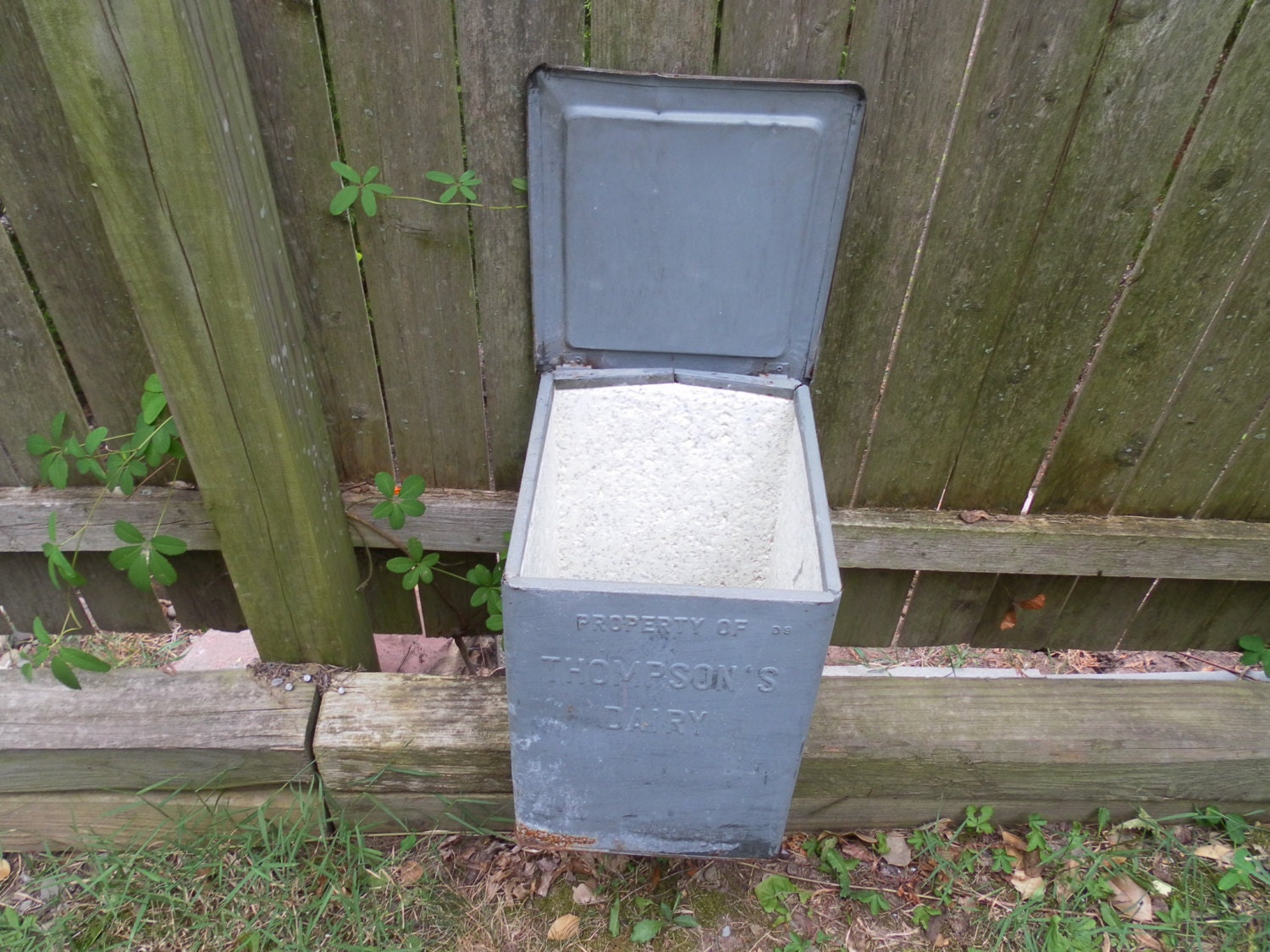 Vintage Thompson’s Dairy Farm Milk Box for decor and repurpose ideas ...