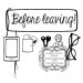 Before Leaving Vinyl Decal Foyer Decal Welcome Decal Vinyl