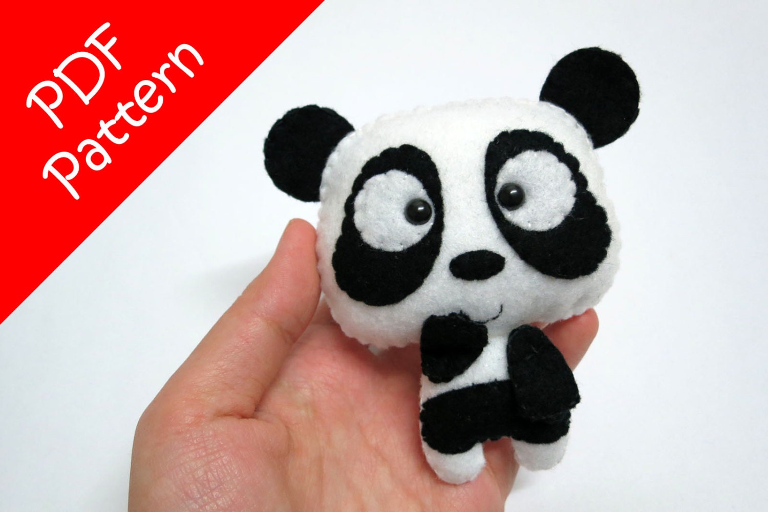 Panda Plush PDF Pattern Instant Digital Download