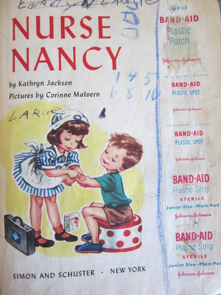 Vintage Nurse Nancy Little Golden Book 1952 Adorable by myfancies