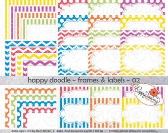 Fall Borders Frames & Labels: Clip Art Pack Card Making