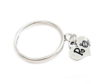 Items similar to Stacking Ring In Copper Ring With Robot Hand Stamped ...