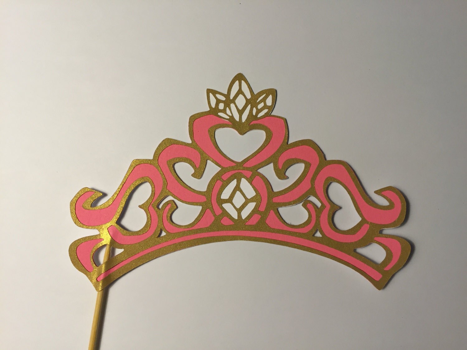 Tiara on a stick crown Wedding photo props crown photo booth