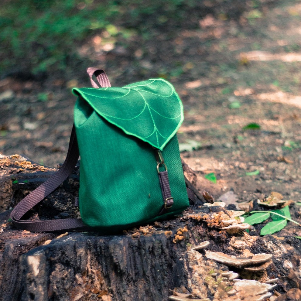 Waterproof Leaf Bags Vegan Bags and Backpacks by LeaflingBags