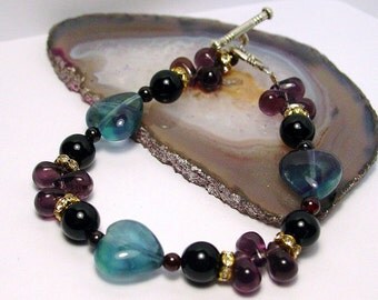 BAKA SPIRIT Turquoise Bracelet-VOODOO Cast-Revenge by mysticoceans