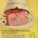 Rath Honey Glazed Ham Original 1965 Vintage Color Print Ad