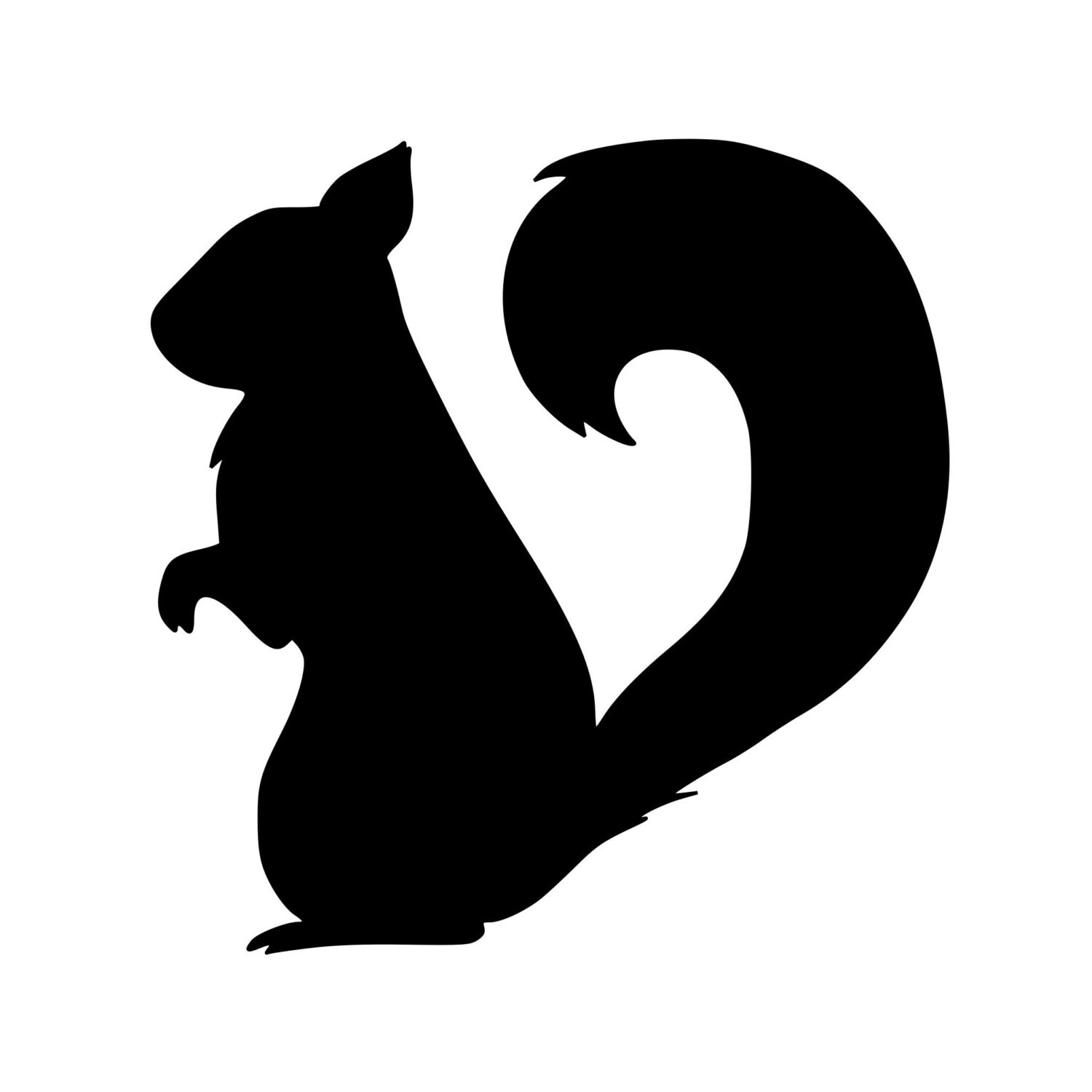 Squirrel Vinyl Decal Sticker Tree Ground Rodent Flying
