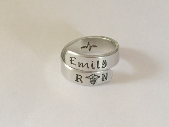 RN Ring RN / Nurses / Nursing Student / Nurse gift by smmade