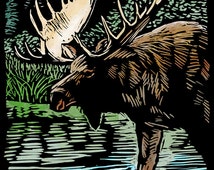 Popular items for scratchboard art on Etsy