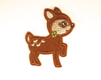 Deer applique | Etsy