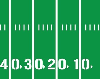 Football Field Yardline Decals Removable Vinyl by OogiesDesigns