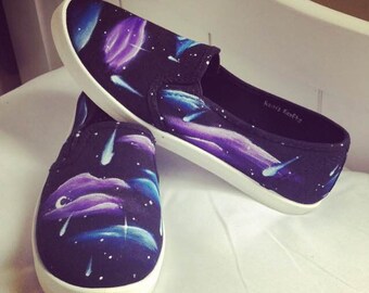 Starry night shoes | Etsy