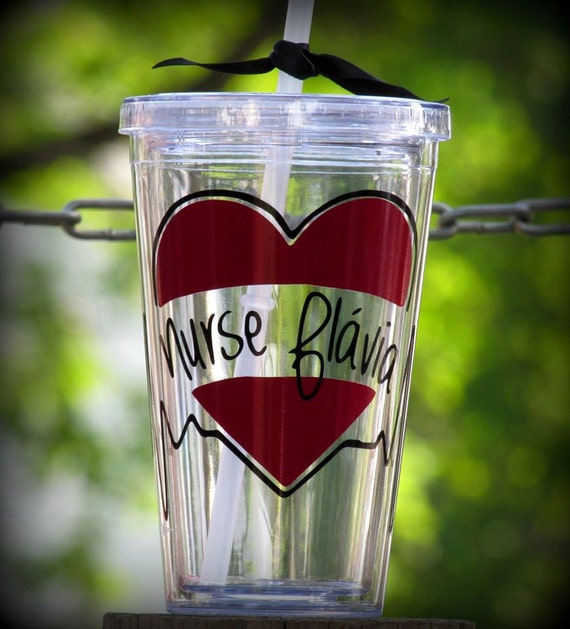 Custom Nursing Cup Personalized Nurse Gift LPN Cup RN Cup
