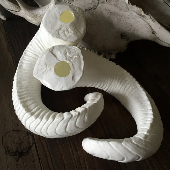 DIY Large RAM HORNS Satyr Fantasy horns