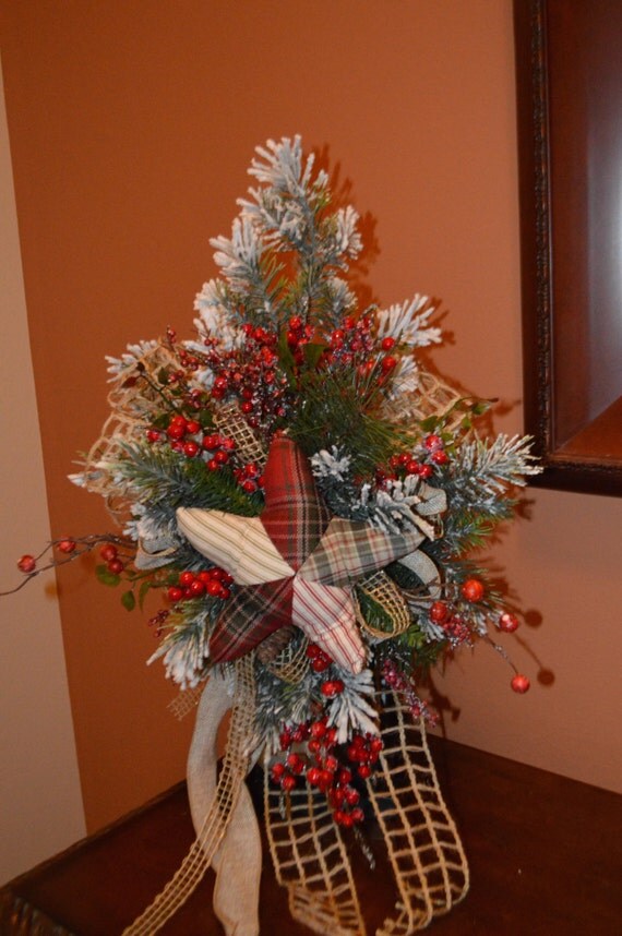 Items similar to Tree Topper, Rustic Tree Topper, Star Tree Topper ...