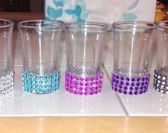 Bling shot glass | Etsy