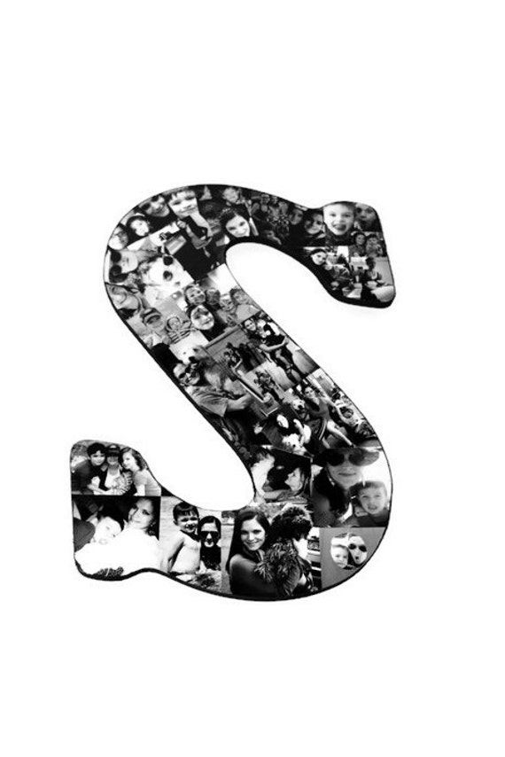 18 Wooden Letter Photo Collage or Number Collage