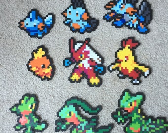 Gen 1 Pokemon Perler Bead Sprites by TheJolliRogers on Etsy