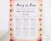 Unique wedding table plan related items | Etsy