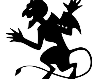 Unique demon decal related items | Etsy