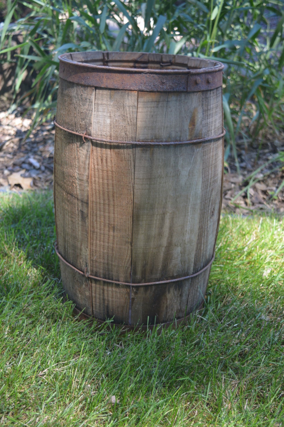 Primitive Rustic Vintage Wooden Barrell Nail Keg – Haute Juice